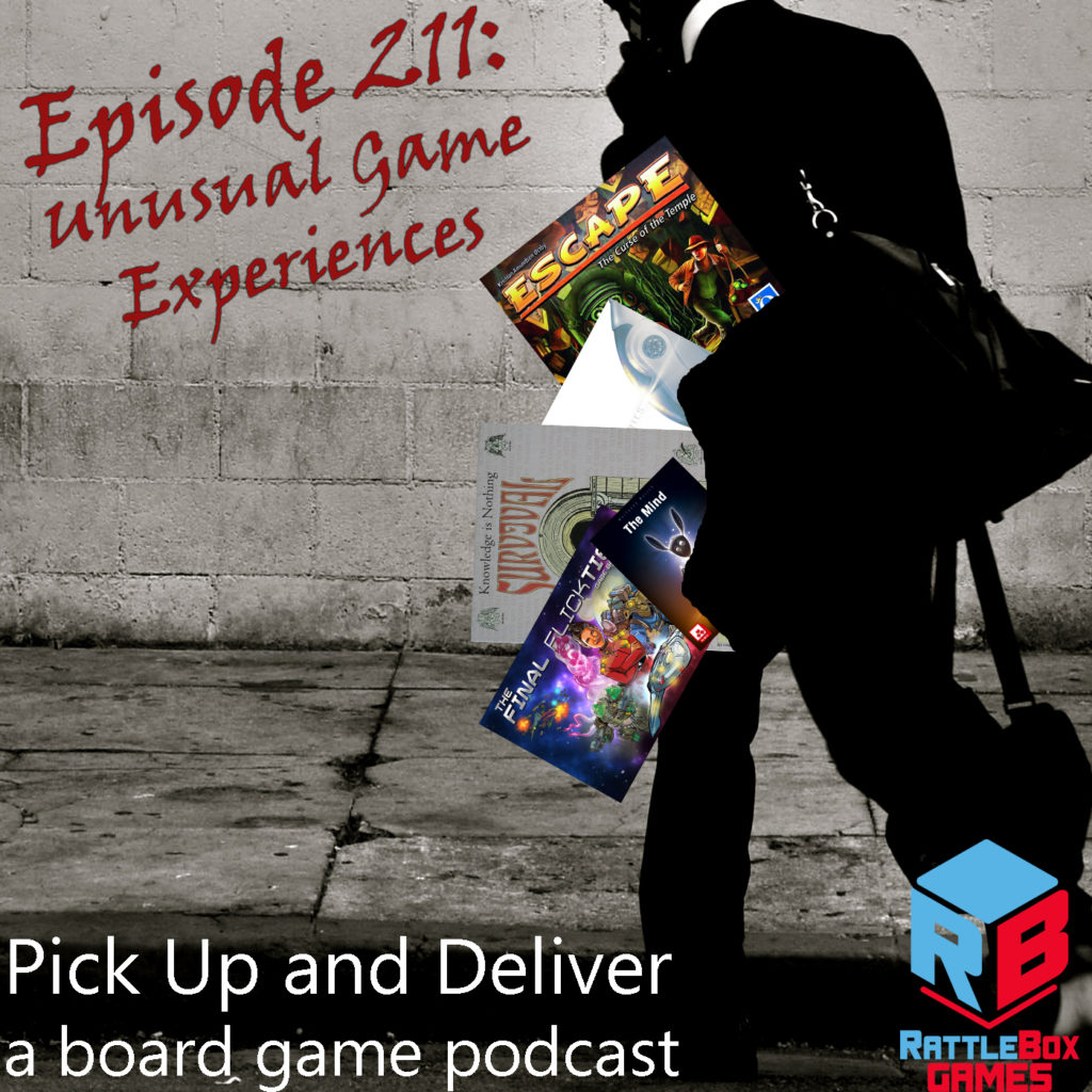 Pick Up & Deliver 211: Unusual Game Experiences – Rattlebox Games